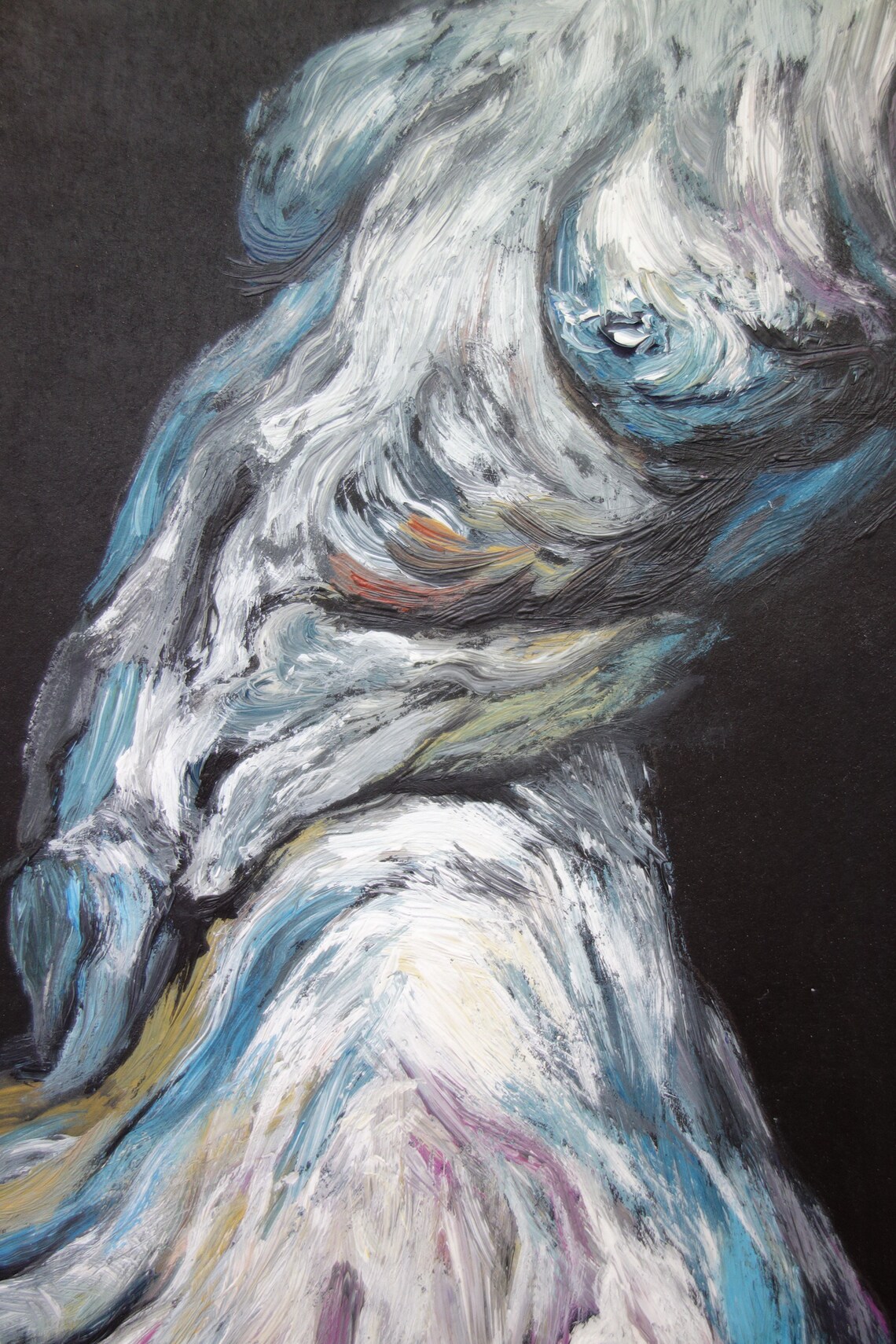 Fine British Neo Expressionist Painting Woman After Brown - Etsy