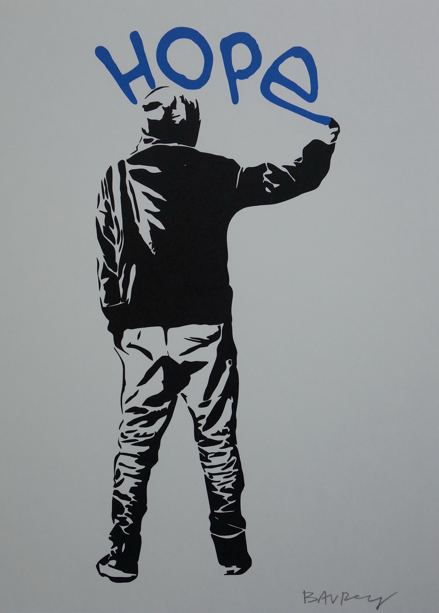 Limited Edition Pop Art Graffiti Hope Silkscreen Serigraph | Etsy