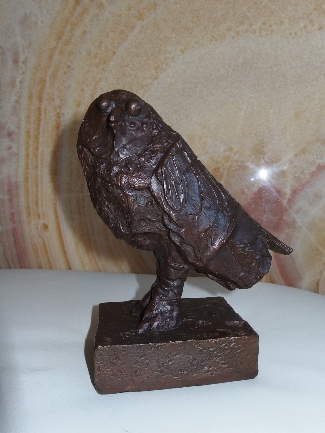 Offering Rare Cubist Bronze Sculpture – Owl, Signed, Pablo Picasso With ...
