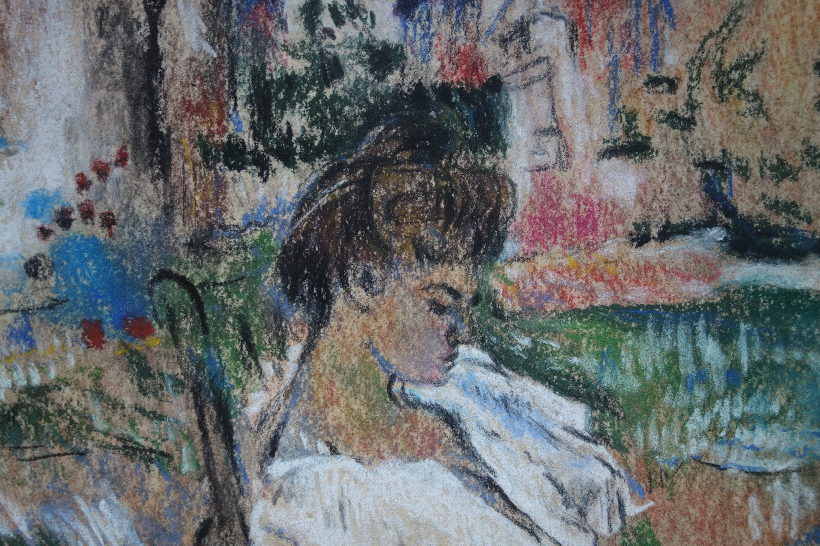 Fine Early Expressionist Pastel Painting Woman Signed - Etsy