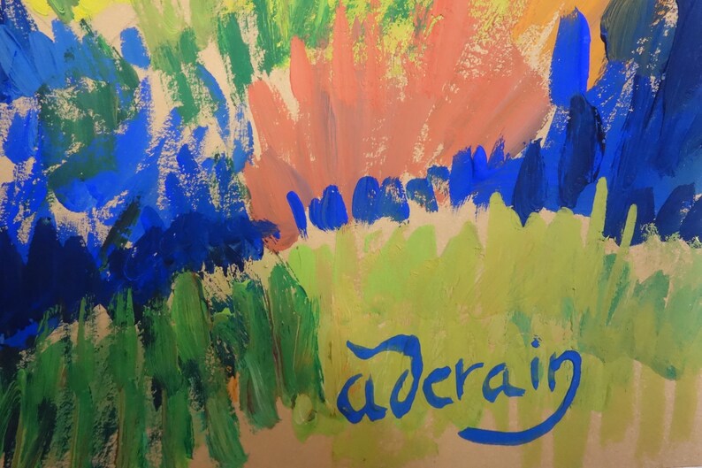 Fine French Fauvism Matisse Derain Era Original Landscape - Etsy