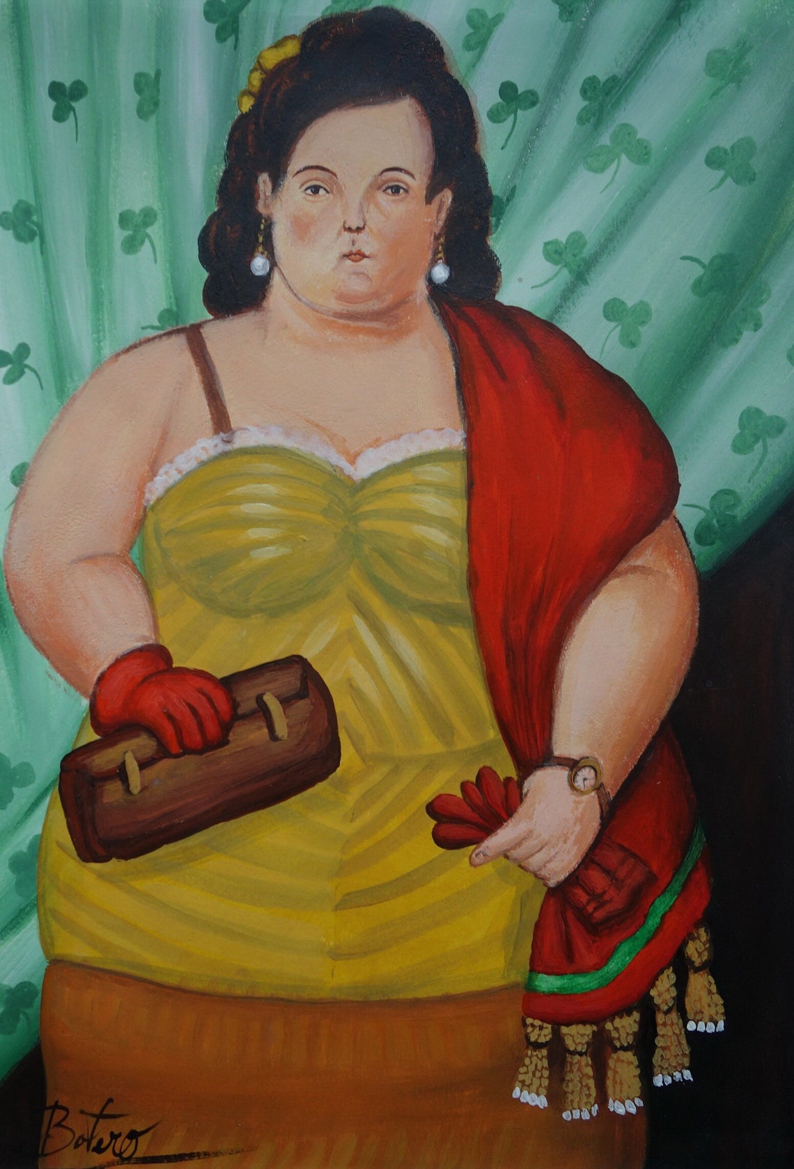 Fine Mexican Art Modernism Painting Portrait Signed & - Etsy
