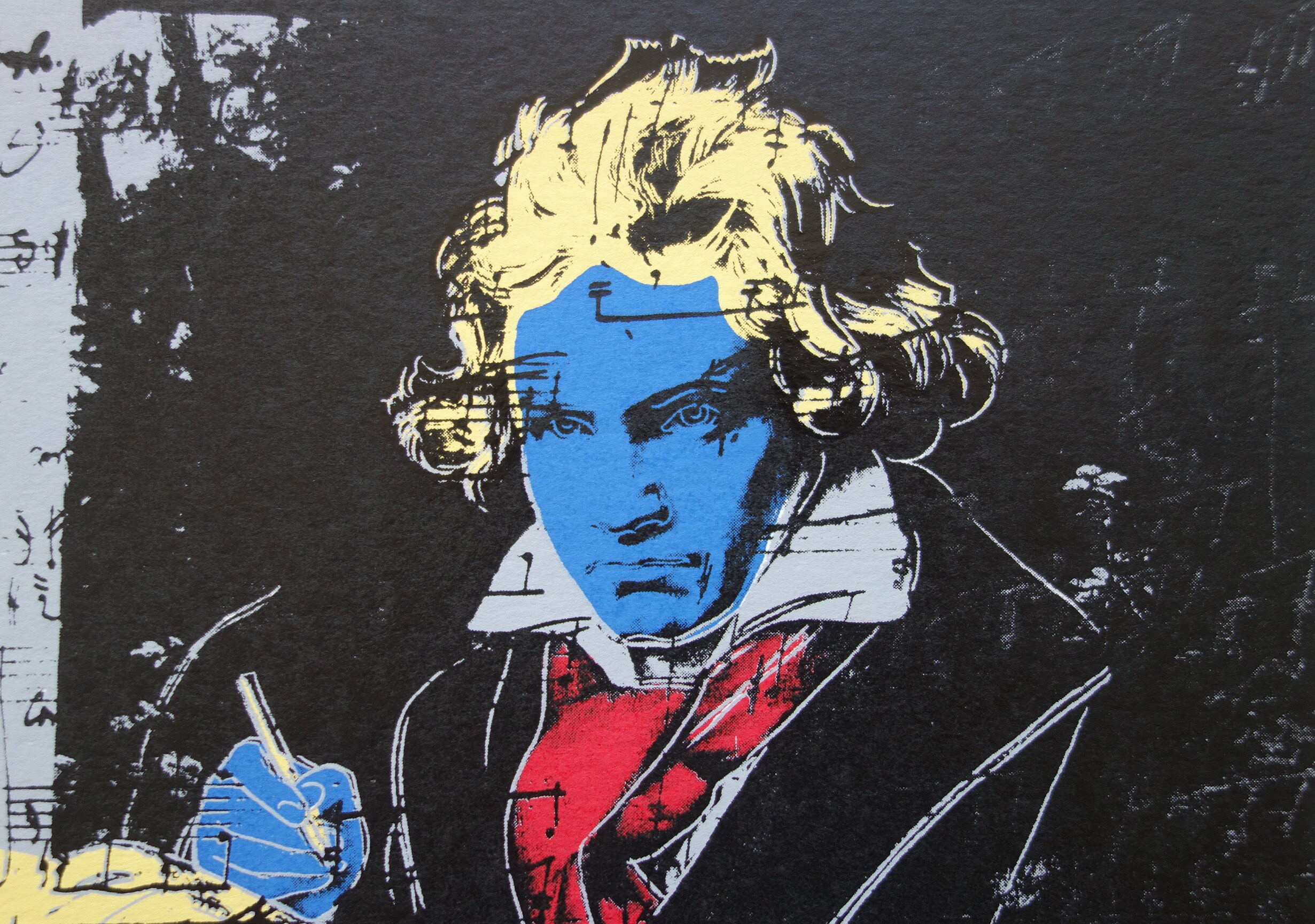 Fine POP ART Ludwig Van Beethoven Limited Edition Silkscreen | Etsy