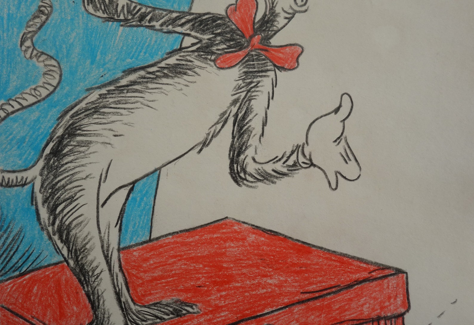 Vintage Cartoon Walt Disney Character Study Drawing Cat - Etsy