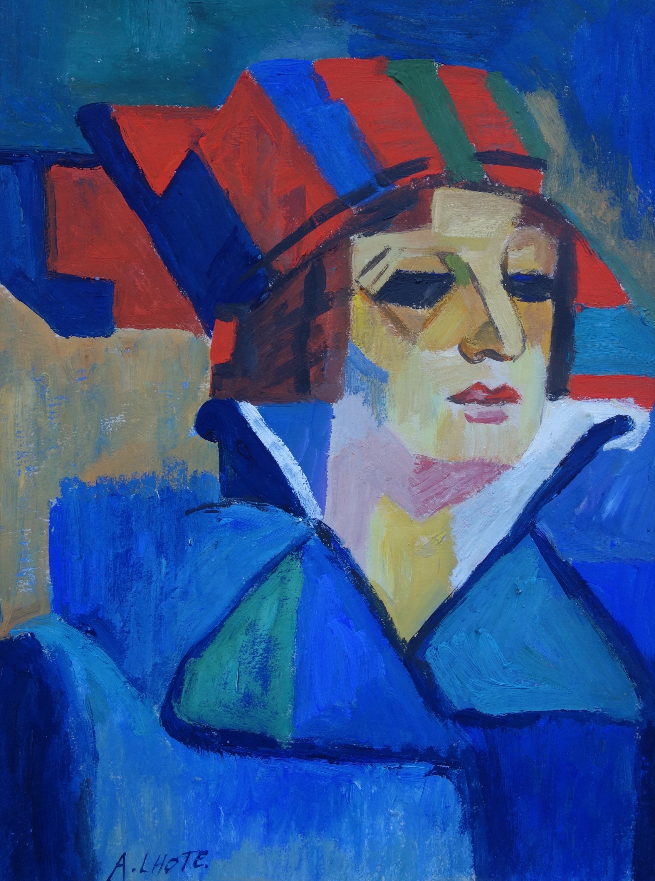 Fine French Cubism Picasso Era Original Portrait of a Woman - Etsy