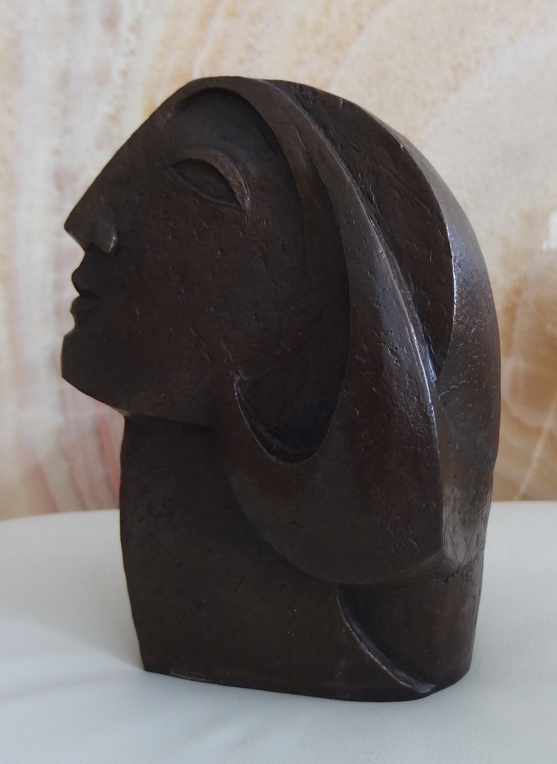 Offering Rare Cubist Bronze Sculpture Bust of a Woman - Etsy