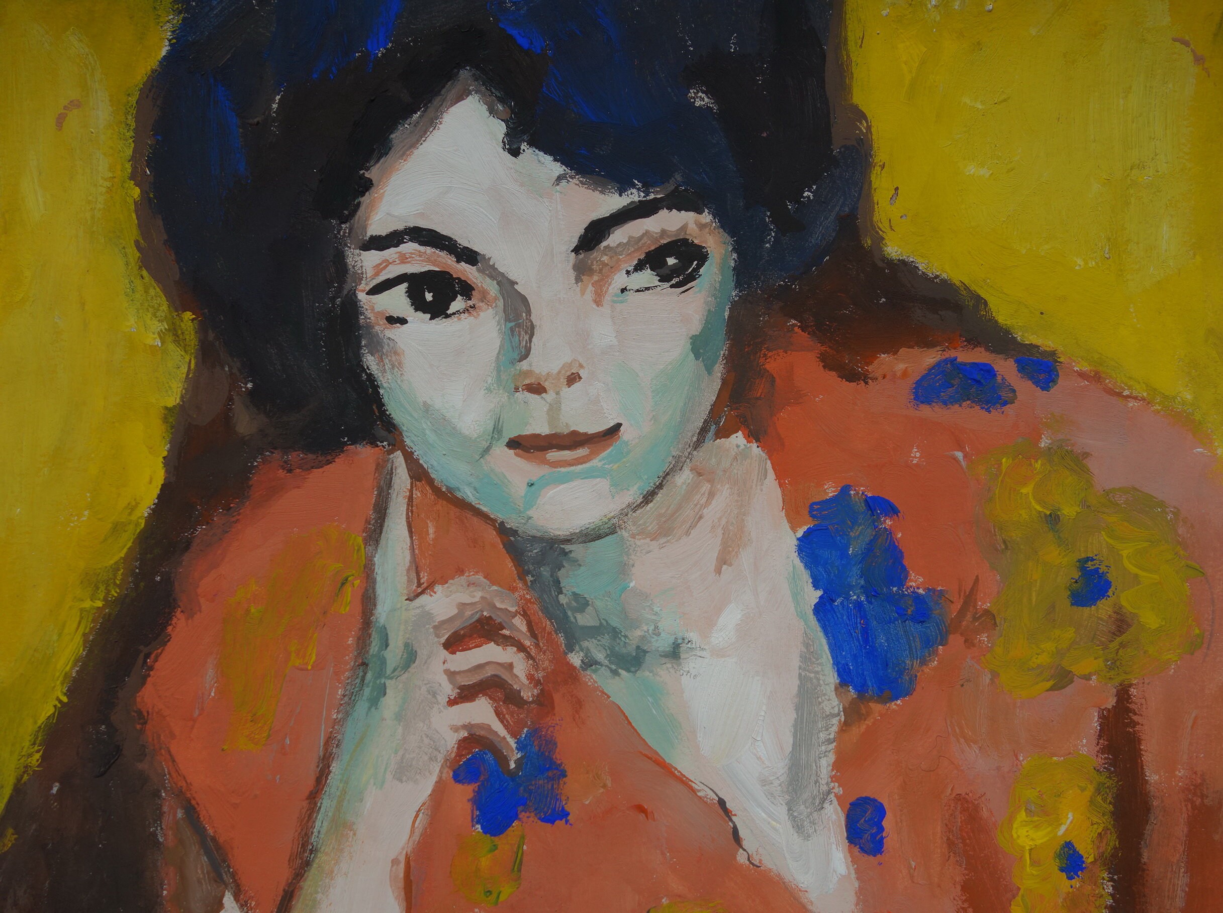 Early Expressionism Oil Portrait Painting Signed Matisse | Etsy