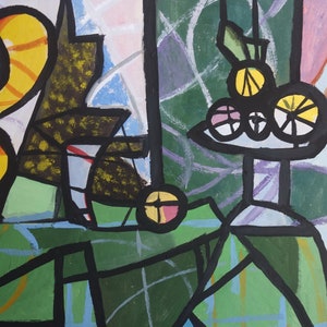 Remarkable French Cubist Still Life Painting, Picasso Braque Era ...