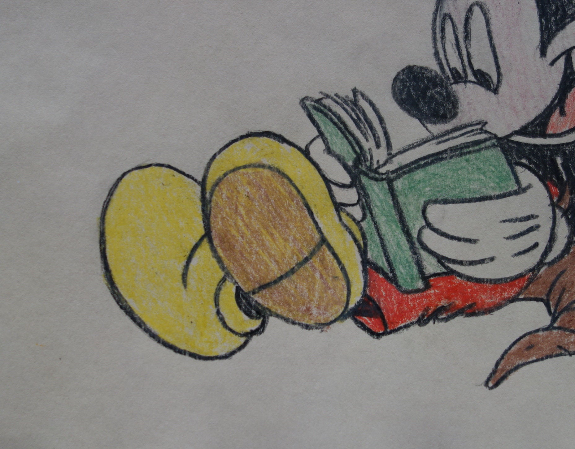 Vintage Cartoon Walt Disney Mickey Mouse Study Drawing - Etsy