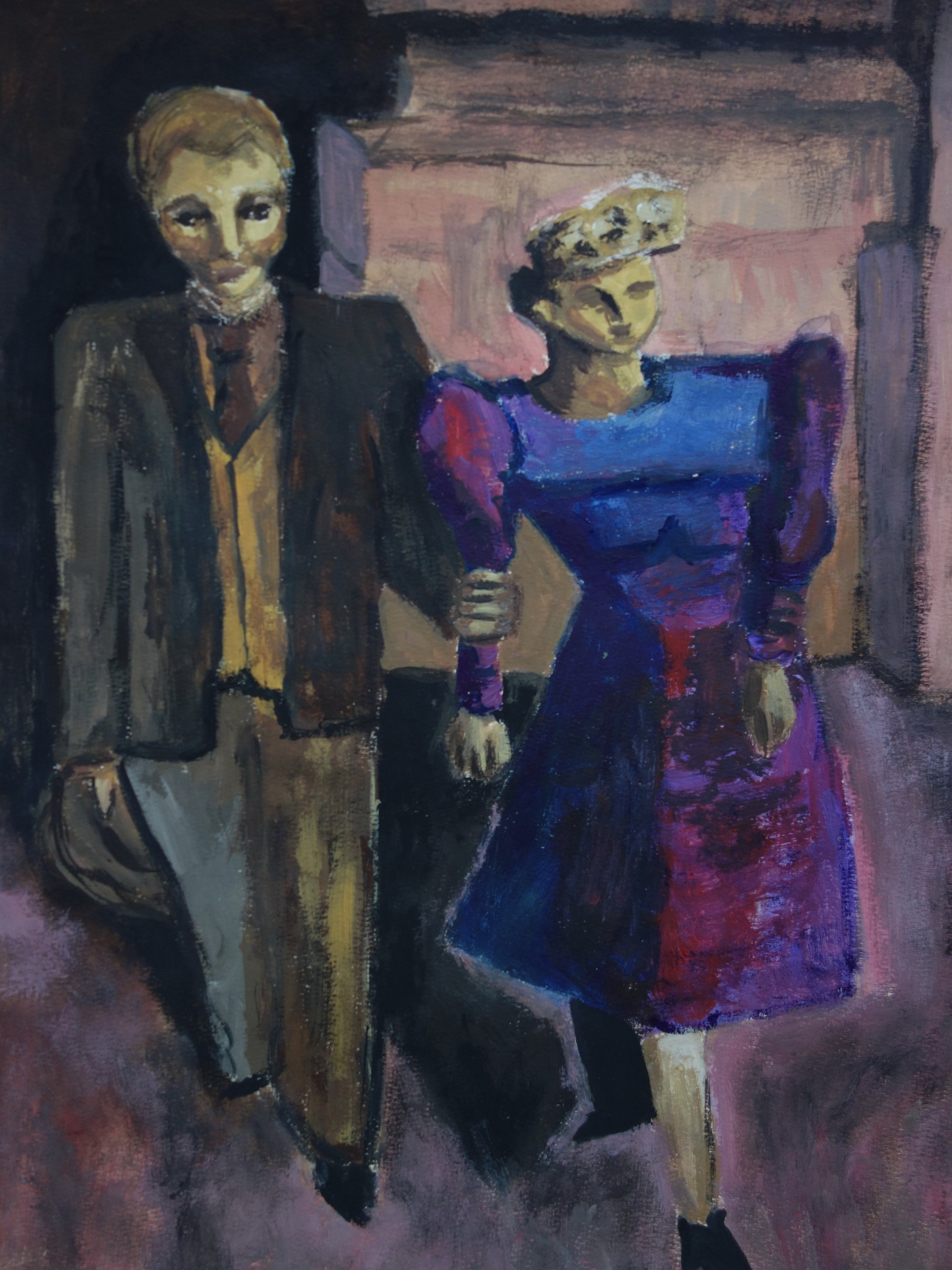 Fine American Abstract Expressionist painting Signed Marked | Etsy