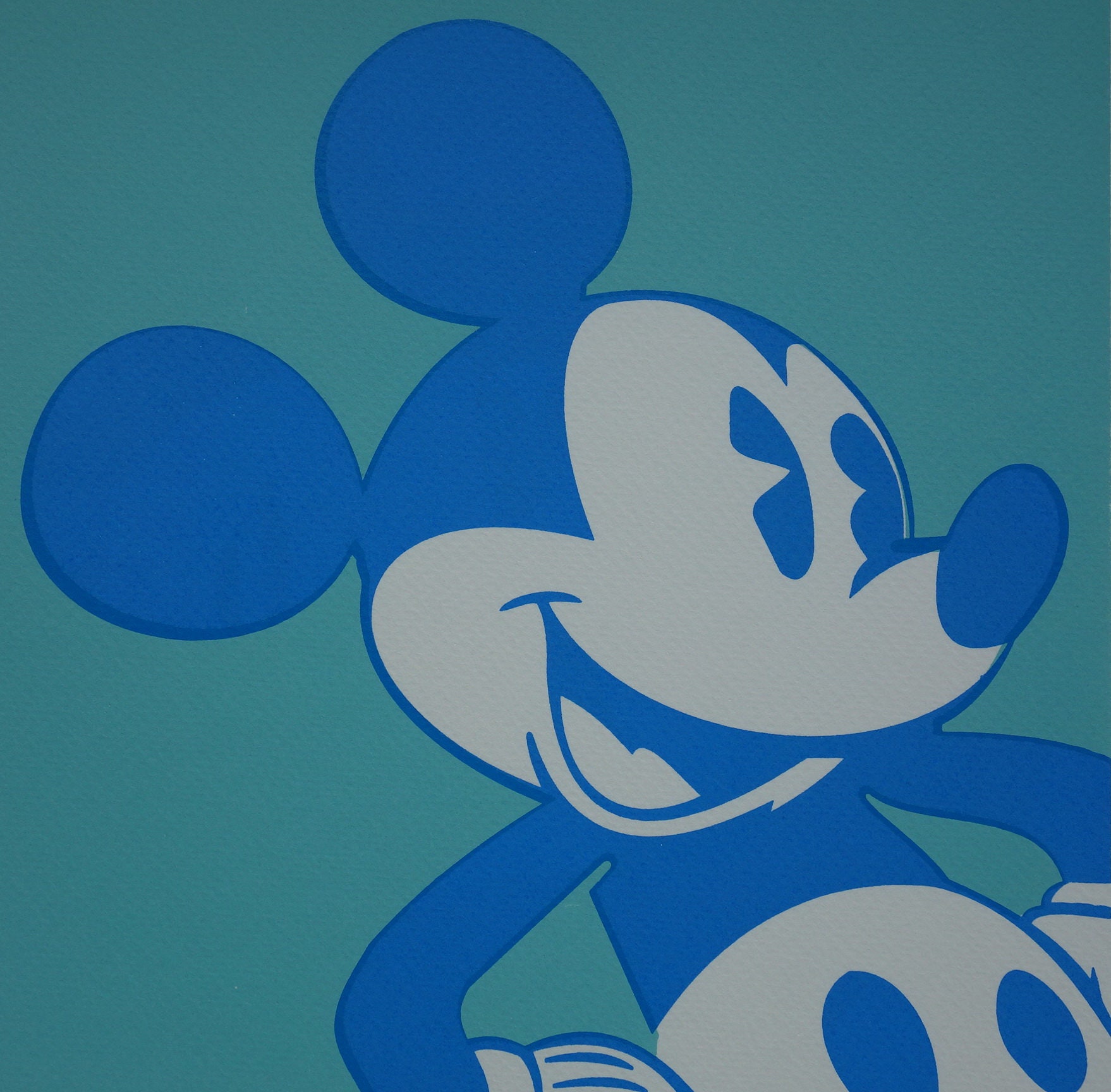 Fine POP ART Mickey Mouse Limited edition silkscreen | Etsy