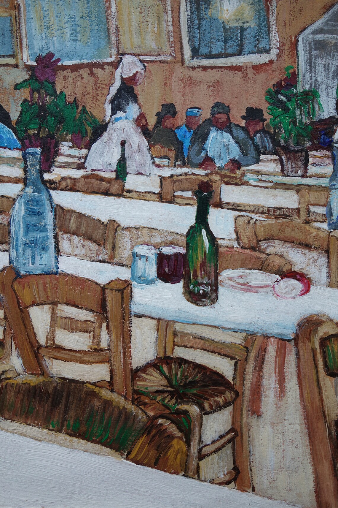 Fine Post Impressionist Oil Painting Interior Signed - Etsy