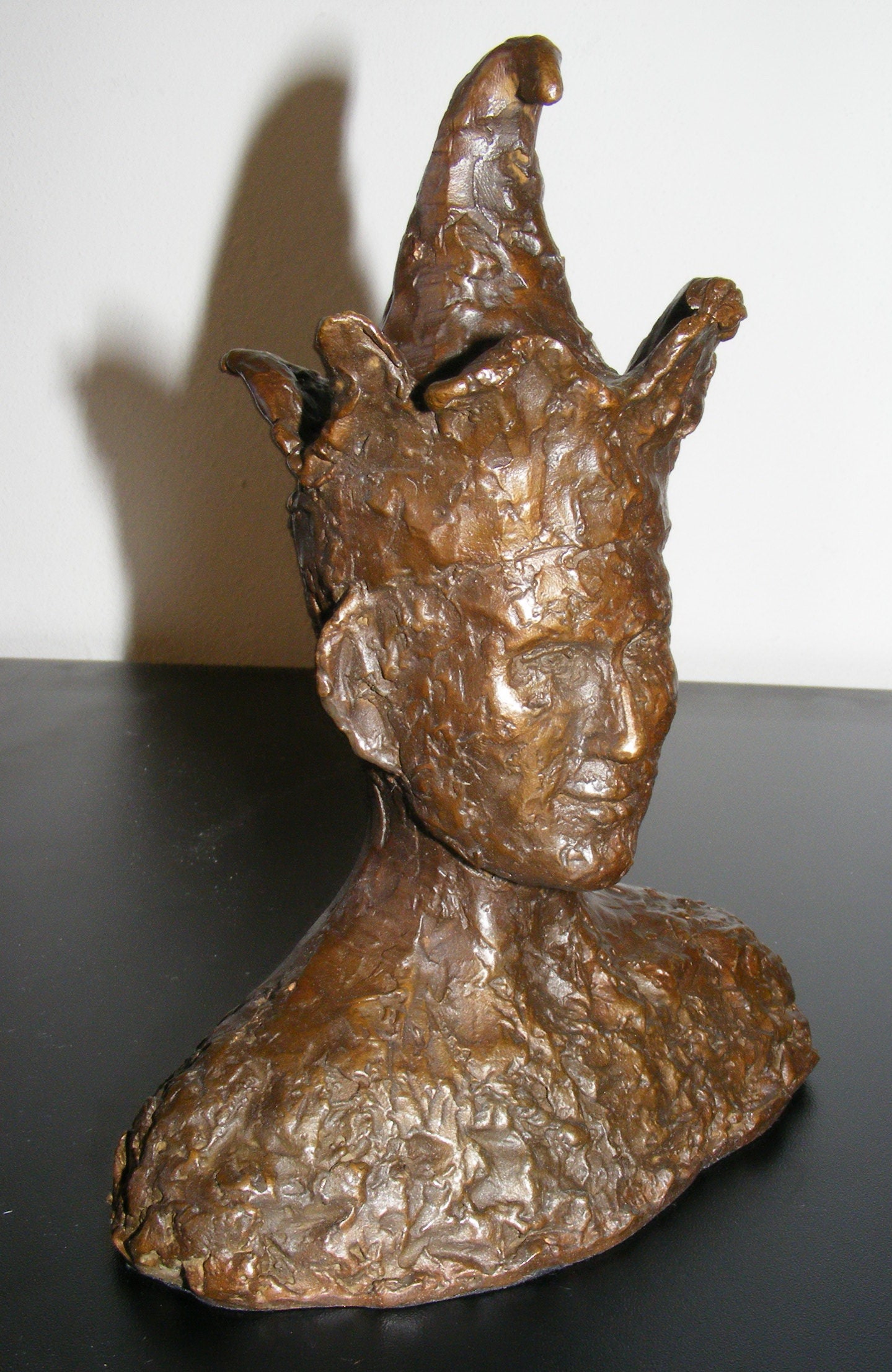 Offering Rare Cubist Bronze Sculpture Joker Signed Pablo - Etsy