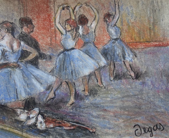 Ballet Dancer Painting Impressionist