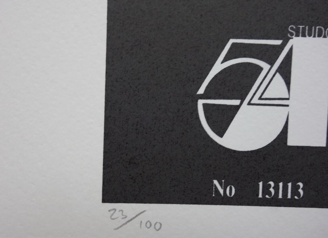 Fine POP ART Studio 54 Limited Edition Silkscreen Serigraph | Etsy