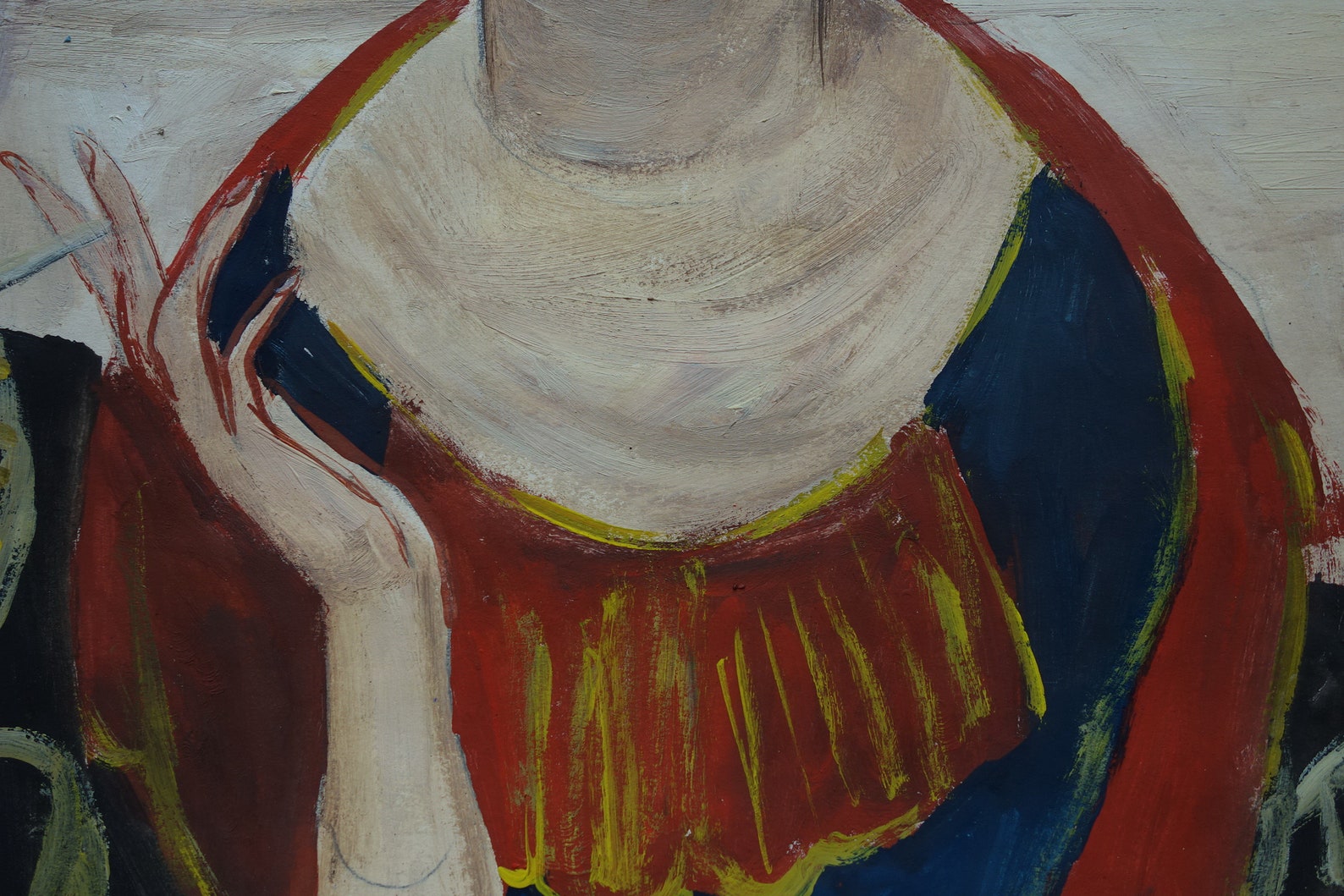 Fine Early American Modernist Painting Portrait Signed | Etsy