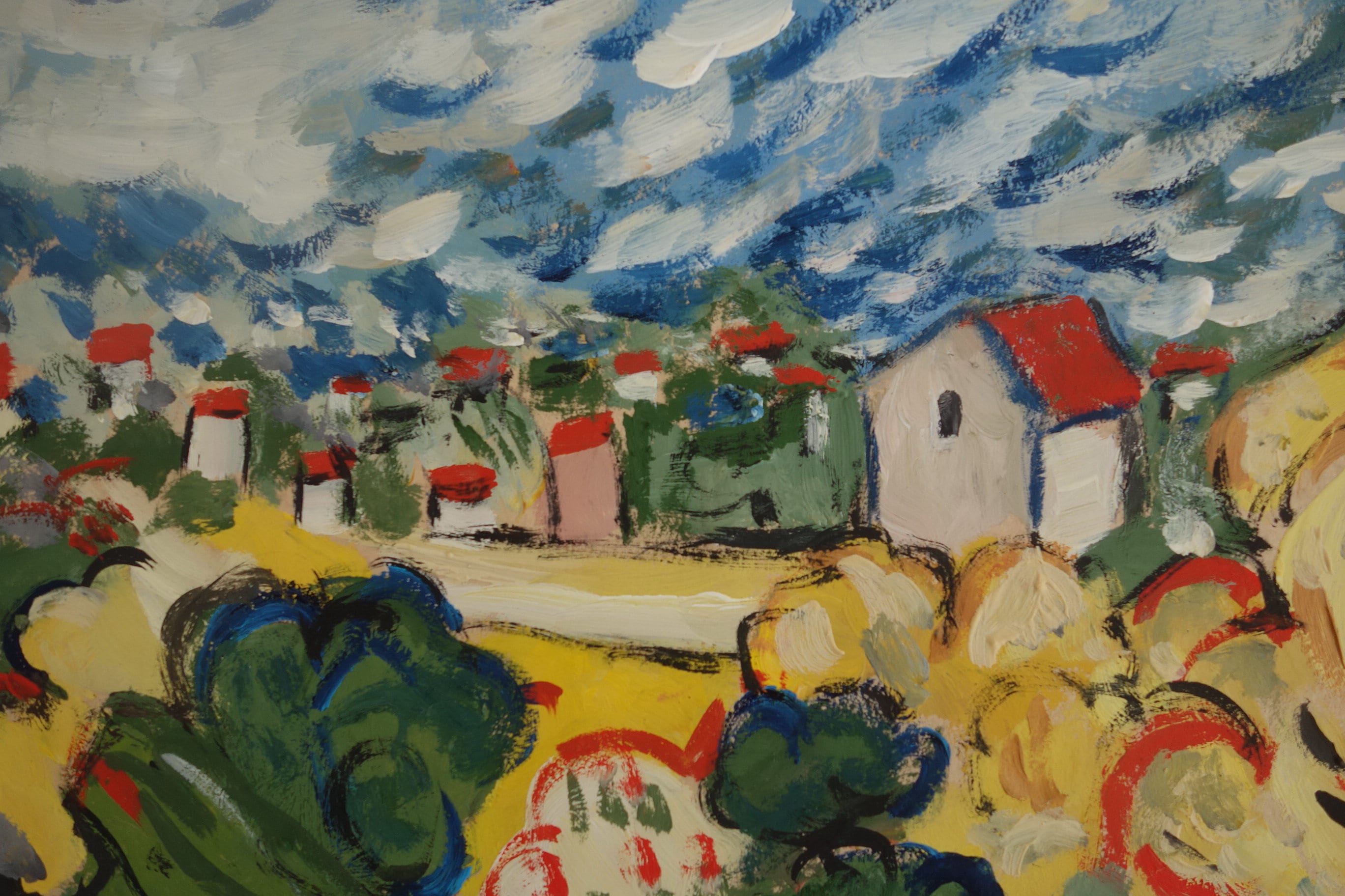 Fine French Fauvism, Matisse, Derain Era Original Landscape Painting ...