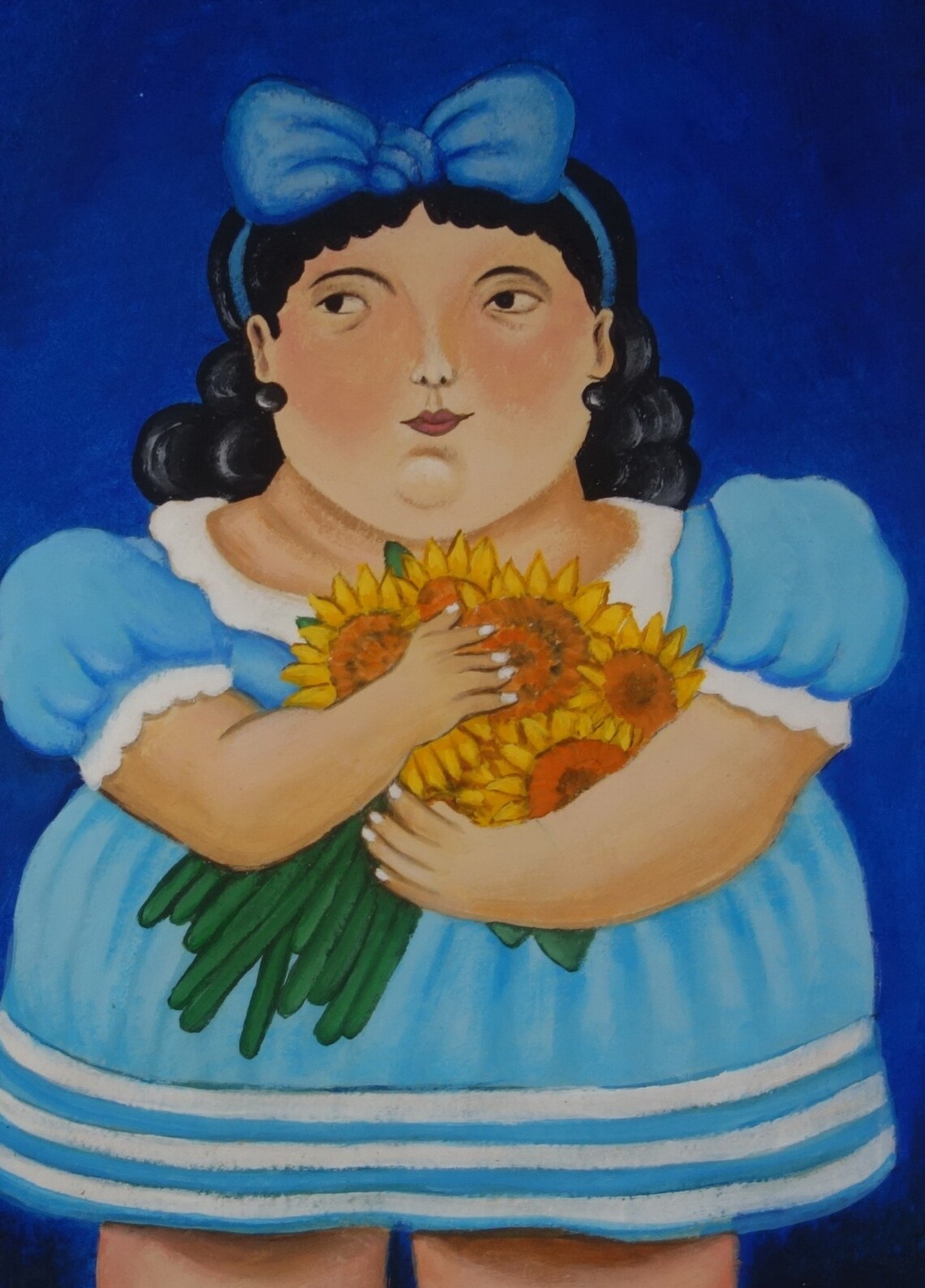 Fine Mexican Art Modernism Painting Portrait Signed & - Etsy