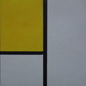 Fine Abstract Expressionism Painting, Minimalism, Signed Piet Mondrian ...