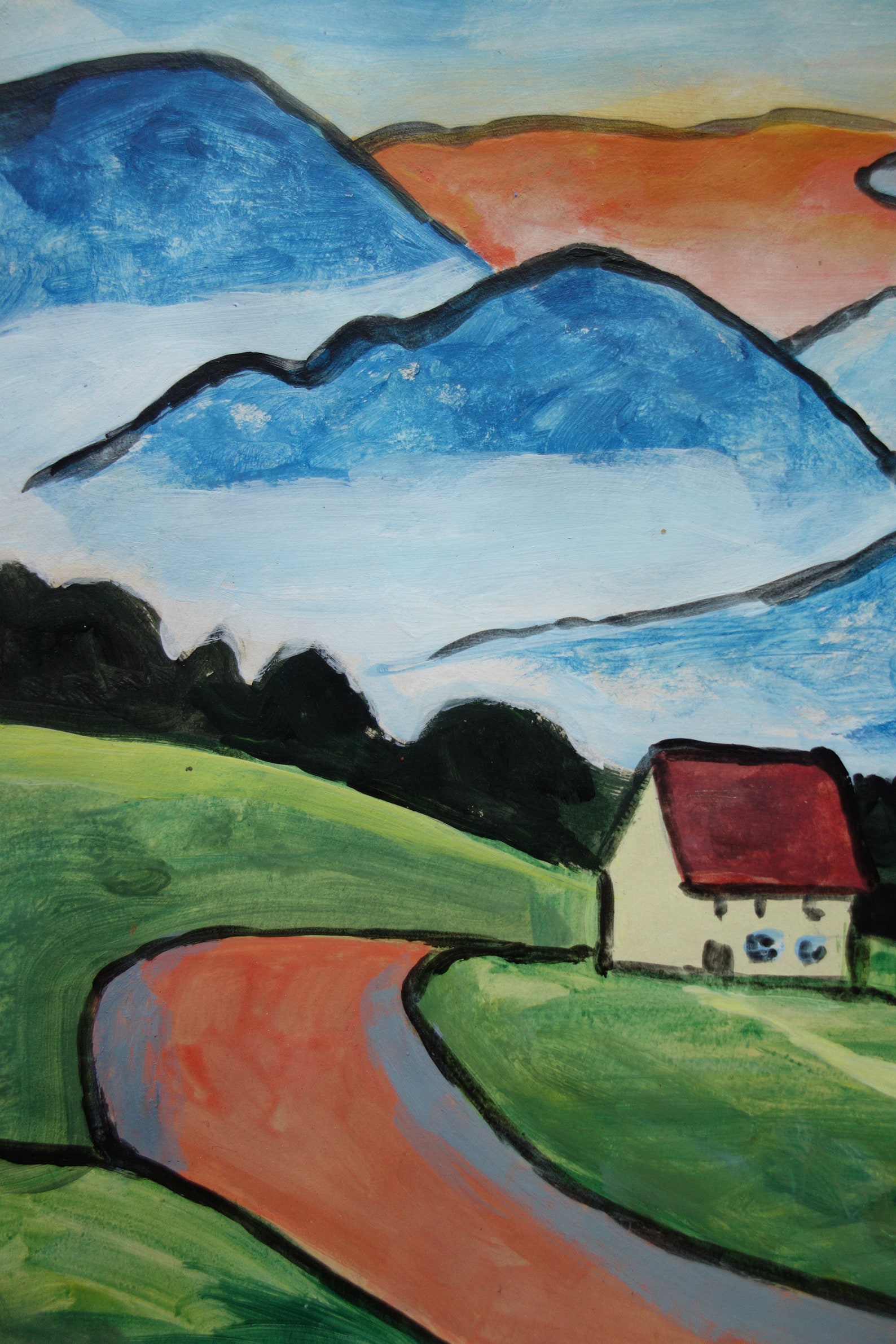 Early German Expressionism Kandinsky Era Original Oil Landscape ...
