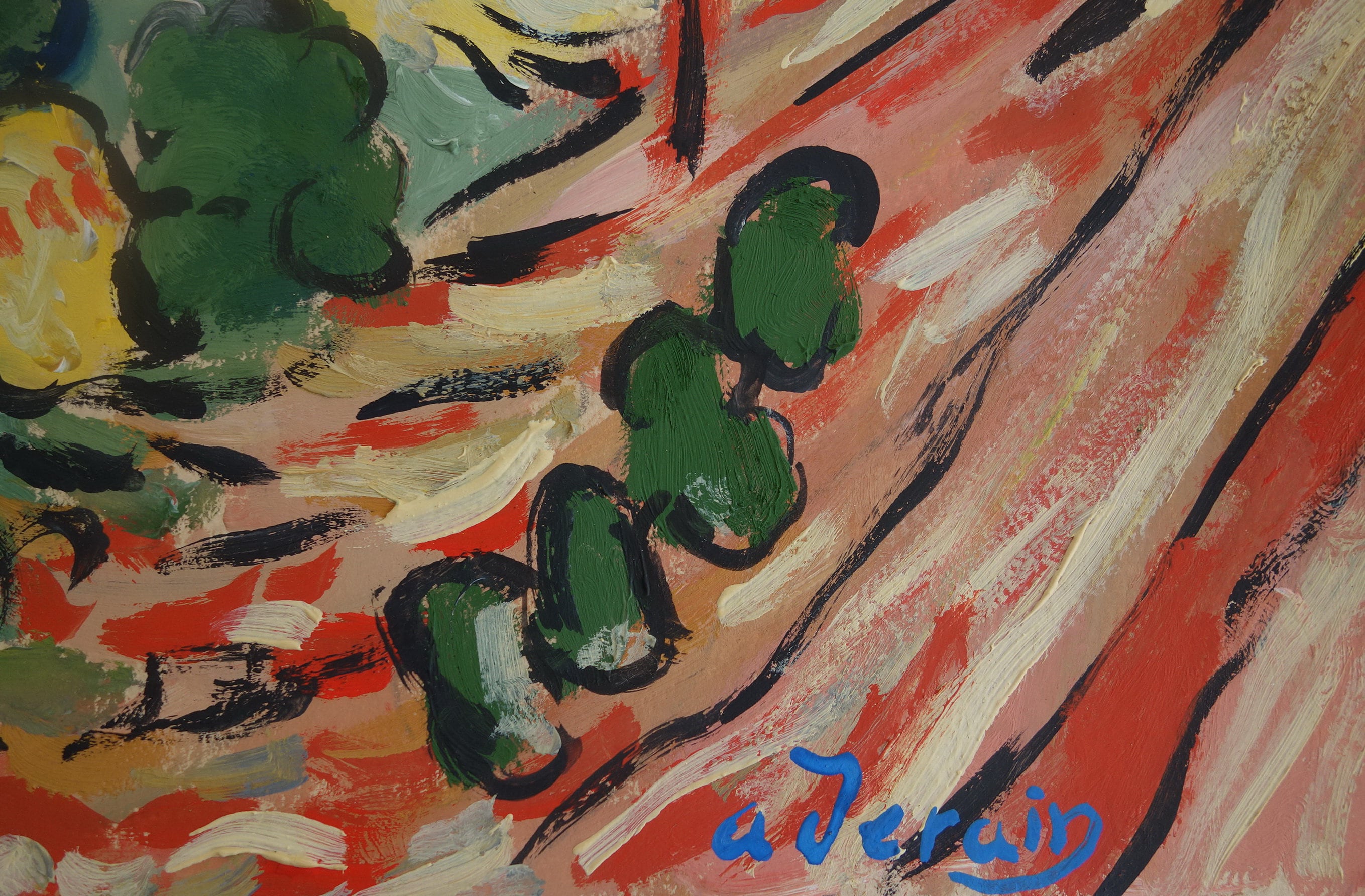 Fine French Fauvism, Matisse, Derain Era Original Landscape Painting ...