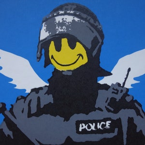 Limited Edition Pop Art Graffiti Angel Silkscreen Serigraph, Signed ...