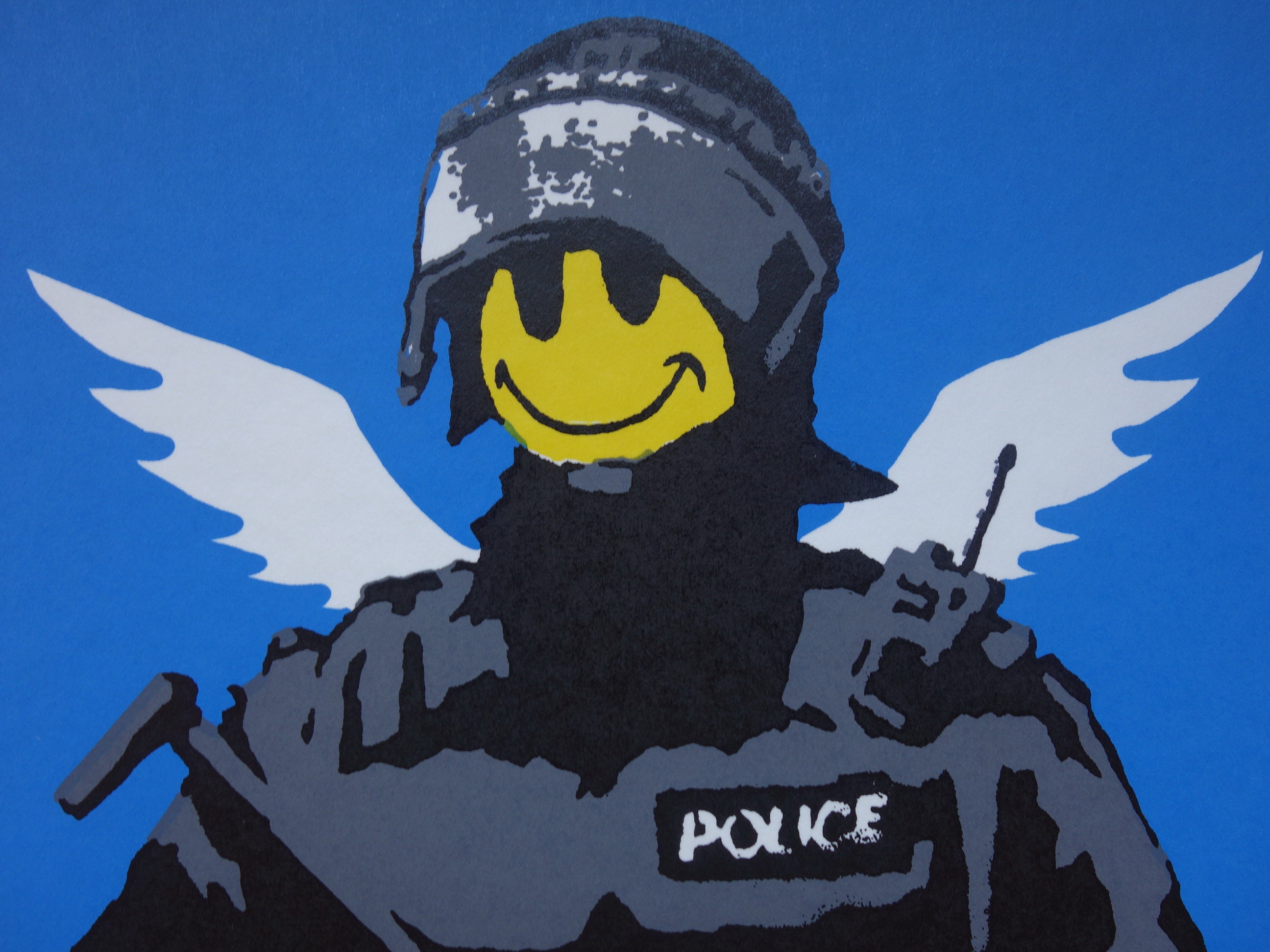 Limited Edition Pop Art Graffiti Angel Silkscreen Serigraph - Etsy