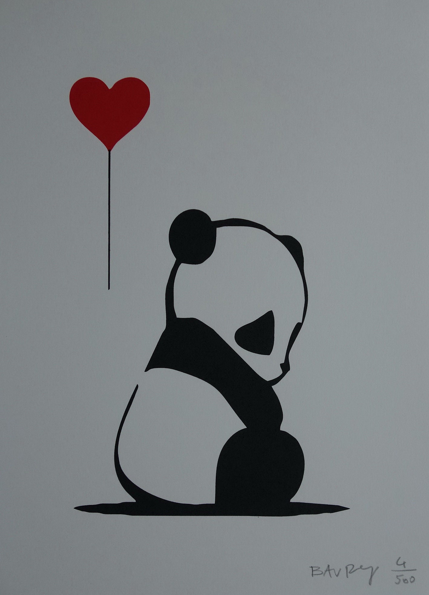 Limited Edition Pop Art Graffiti Panda Silkscreen Serigraph | Etsy