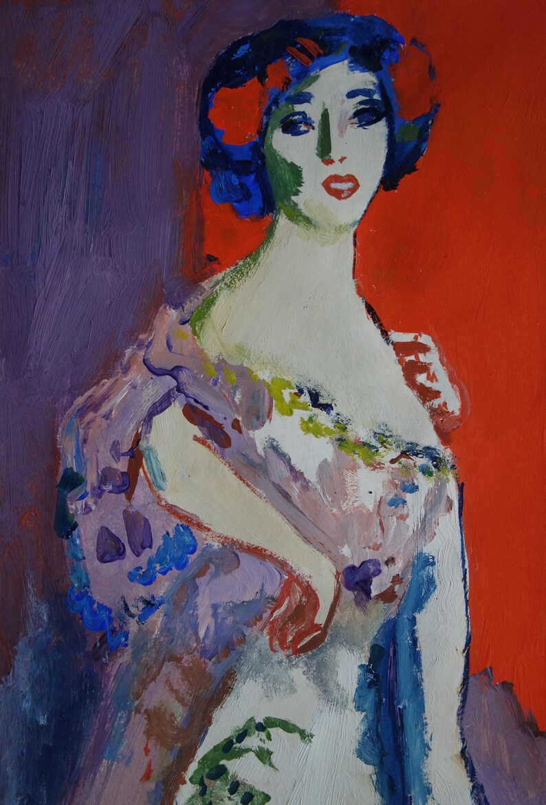 Early Expressionism Oil Portrait Painting Signed Matisse - Etsy