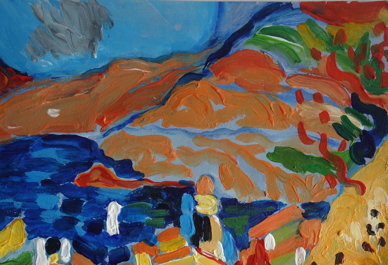 Fine French Fauvism, Matisse, Derain Era Original Landscape Painting ...