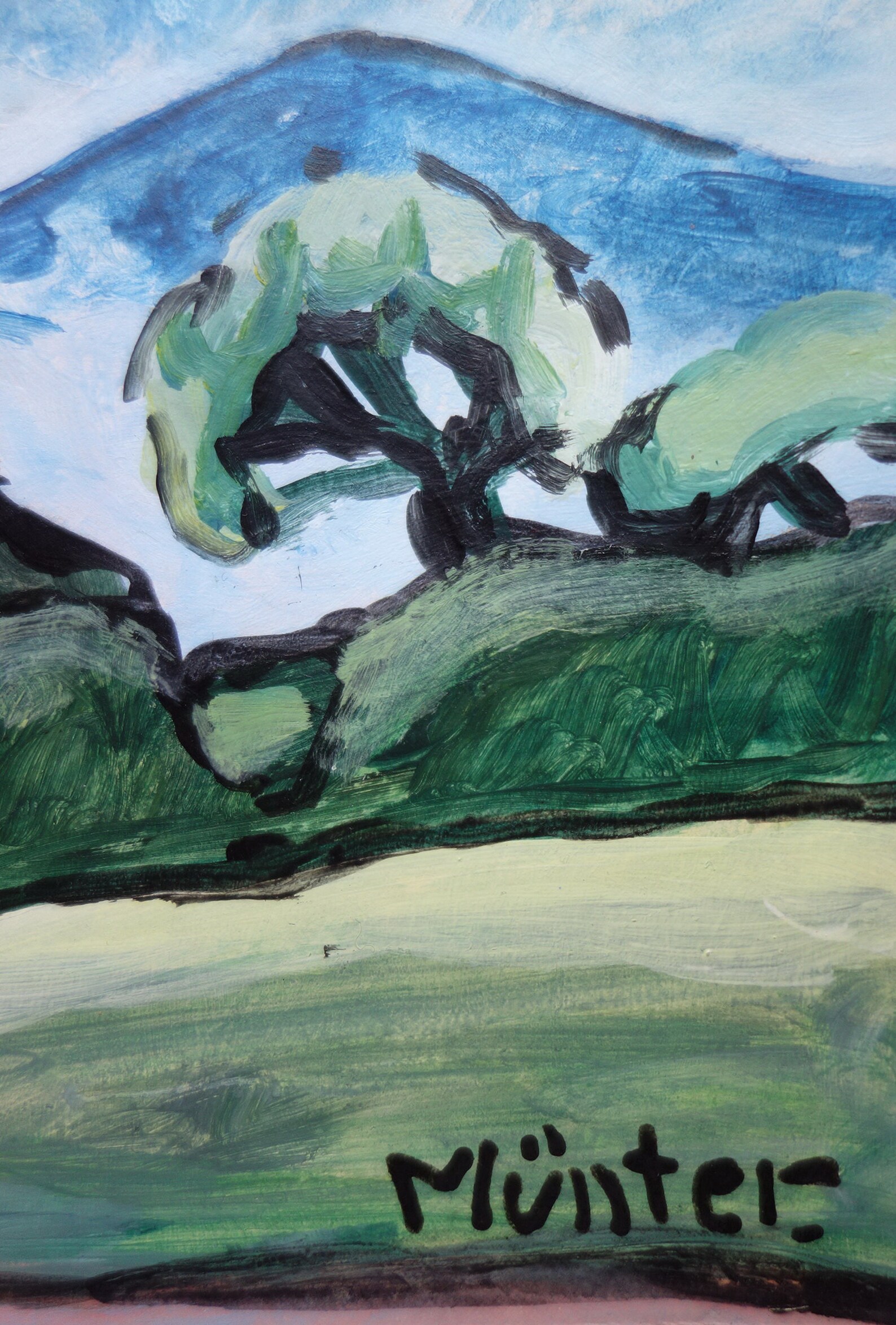 Early German Expressionism Kandinsky Era Original Oil Landscape ...