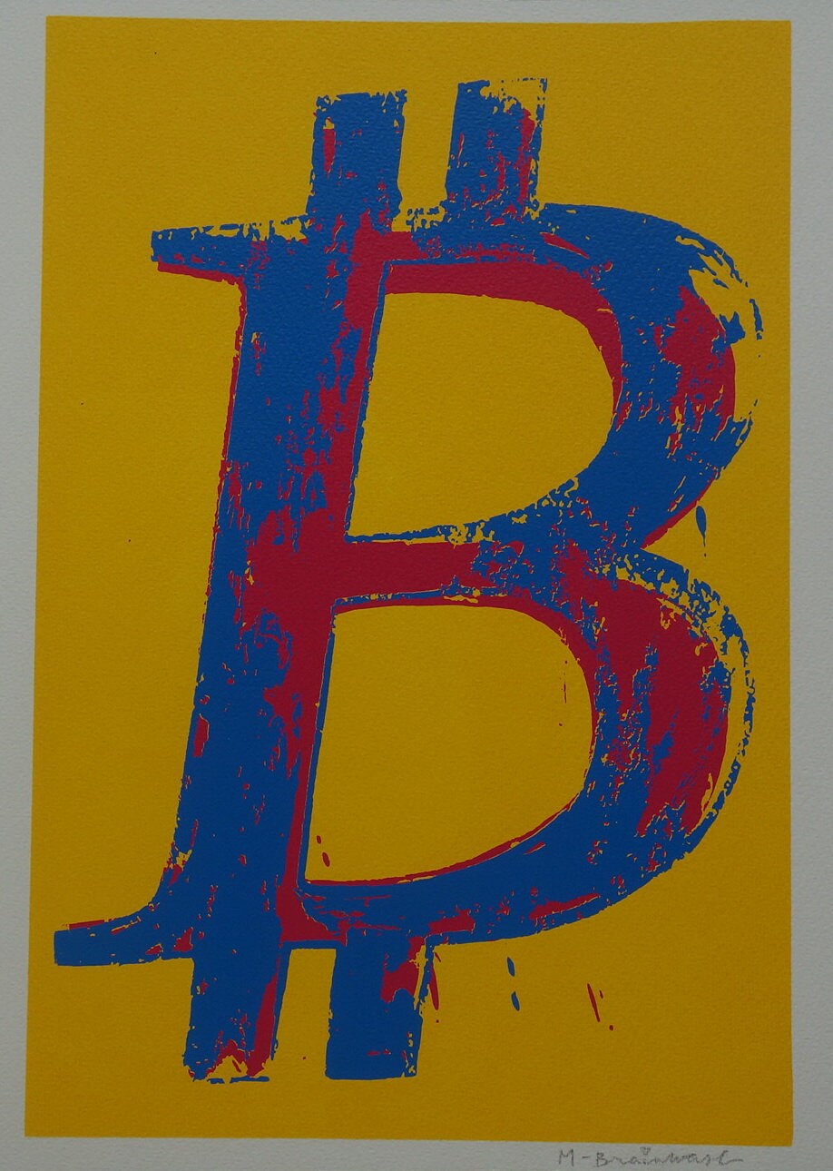 Limited Edition Pop Art Graffiti Bitcoin Silkscreen Serigraph - Etsy