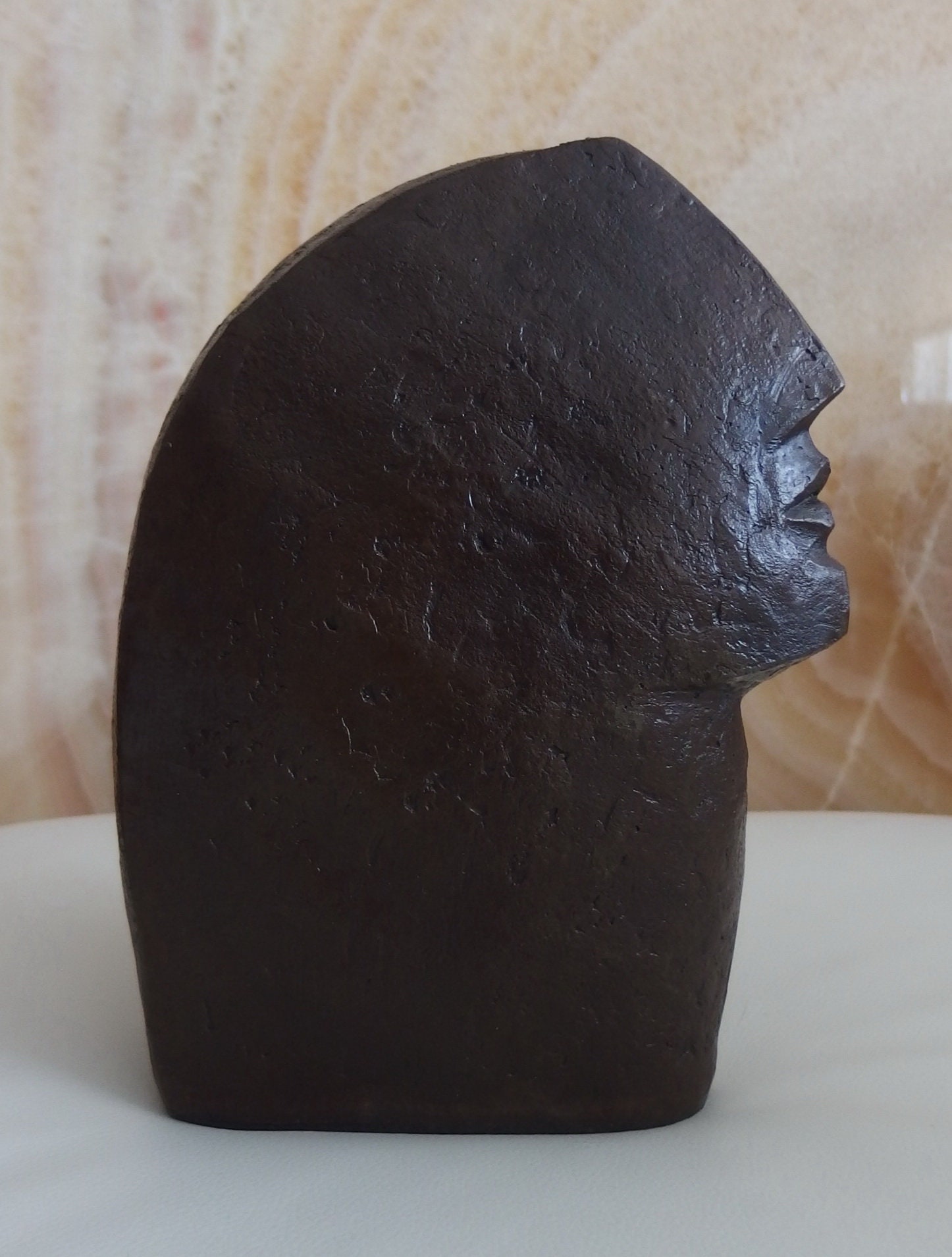 Offering Rare Cubist Bronze Sculpture Bust of a Woman, Signed, Pablo ...