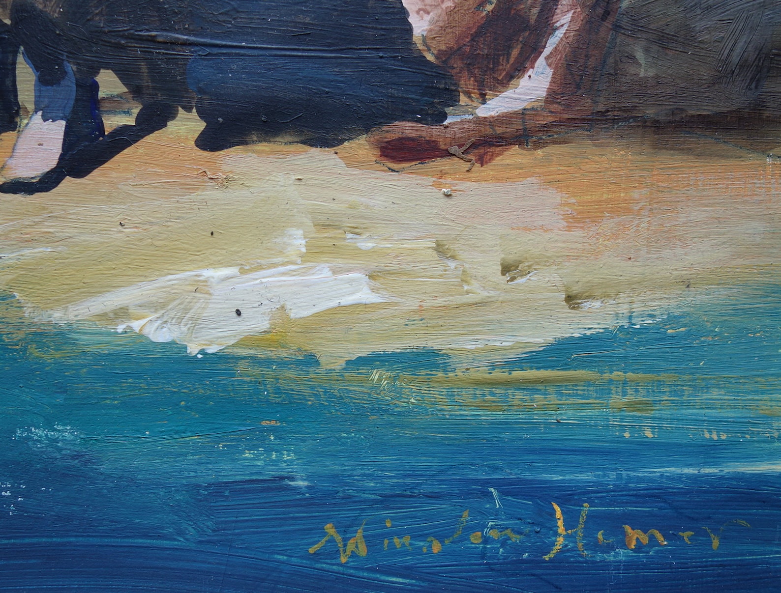 Bella pittura americana del primo realismo Homer firmato | Etsy