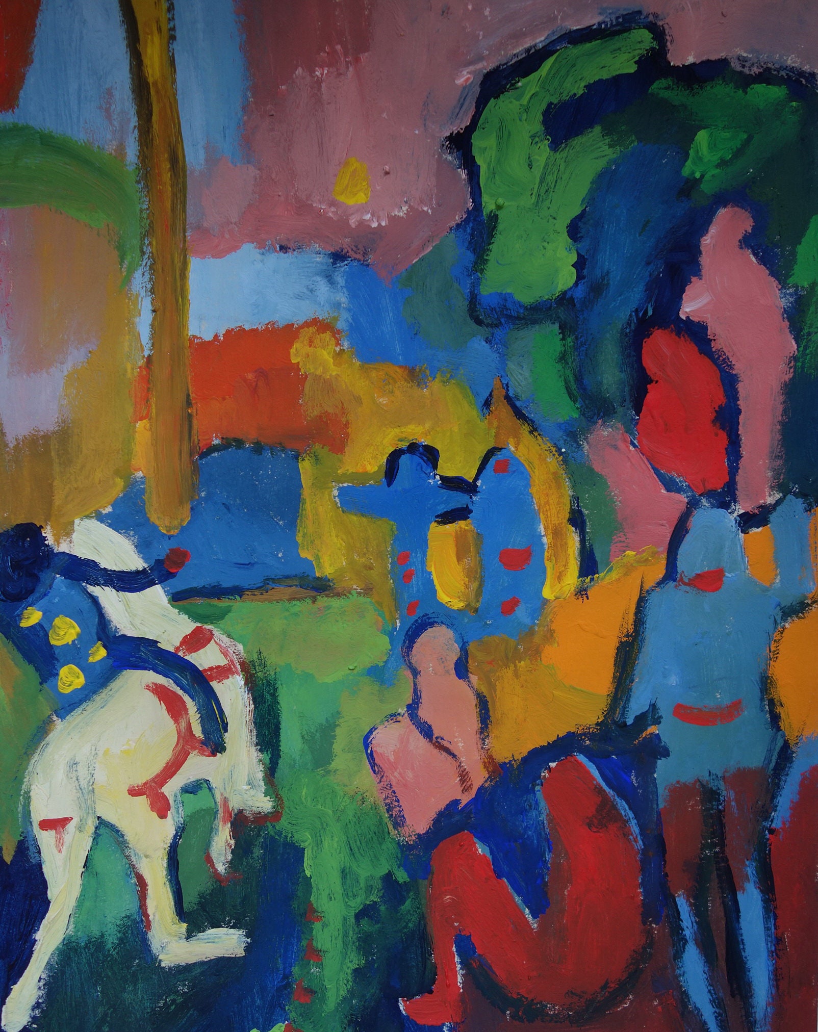 Fine French Fauvism, Matisse, Derain Era Original Landscape Painting ...