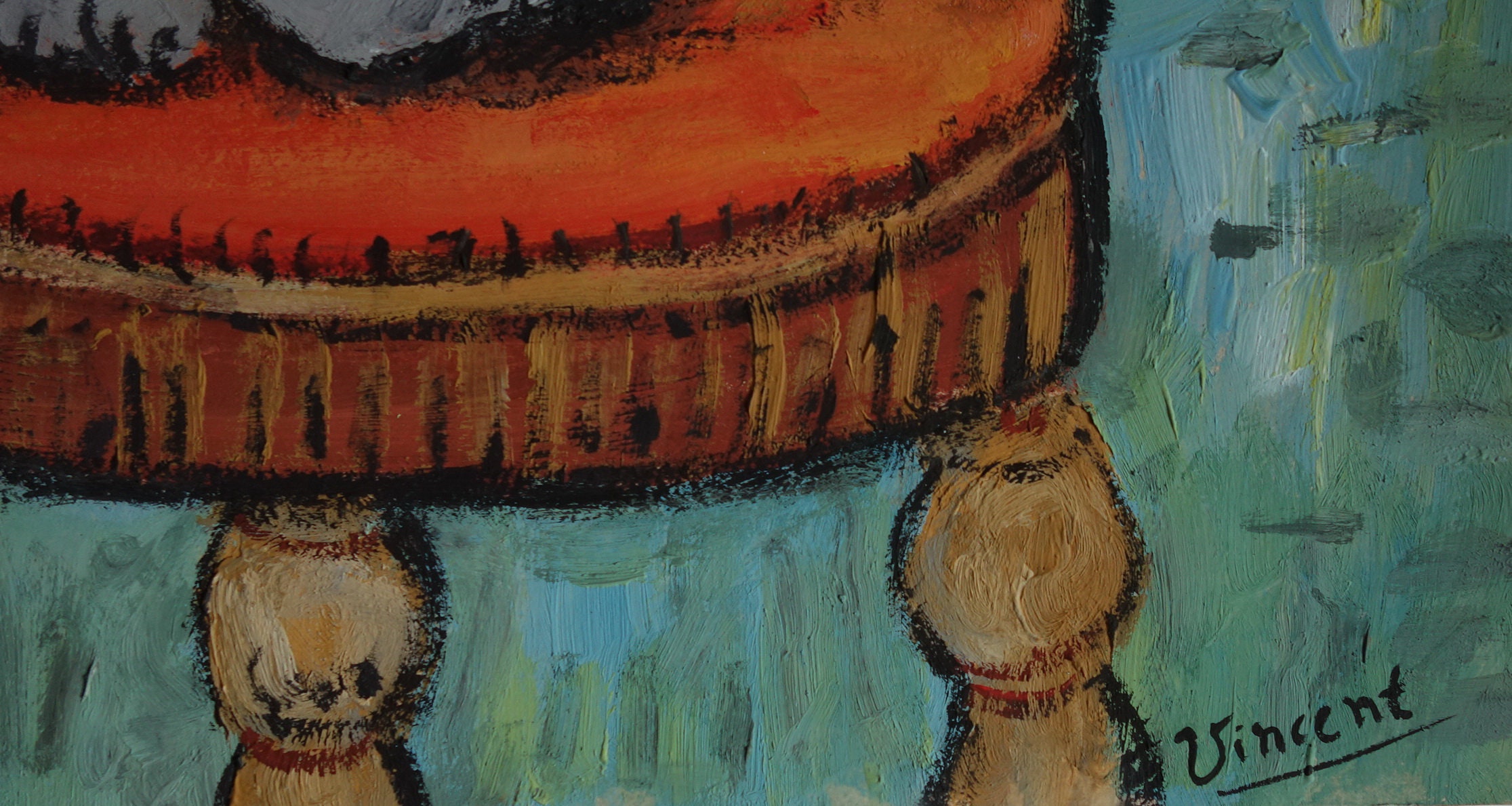 Fine Post Impressionist Oil Painting Animals Cat Signed - Etsy