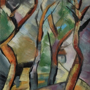 Fine French Cubism Picasso Era Original Nature Landscape - Etsy