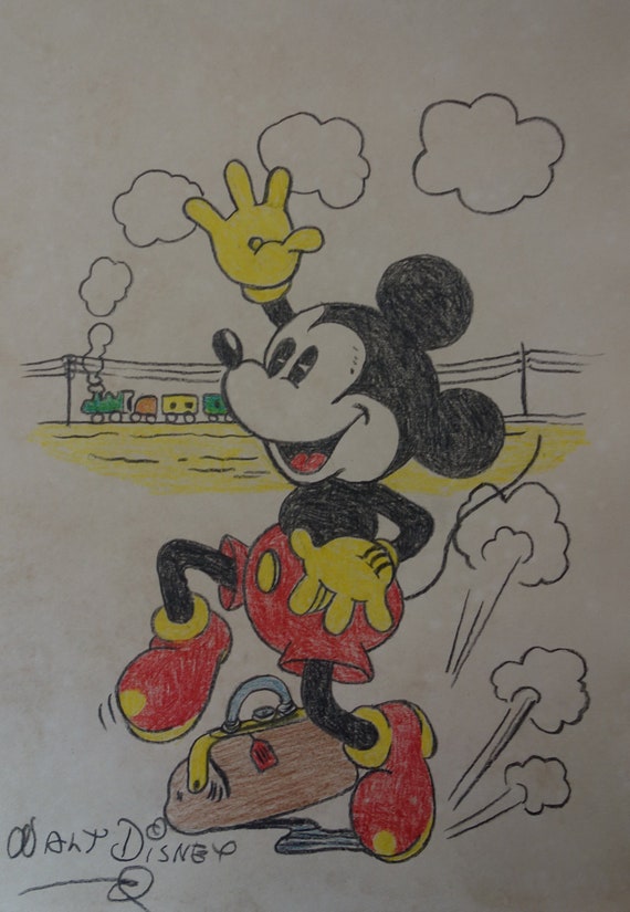 Walt Disney Original Mickey Mouse Sketches