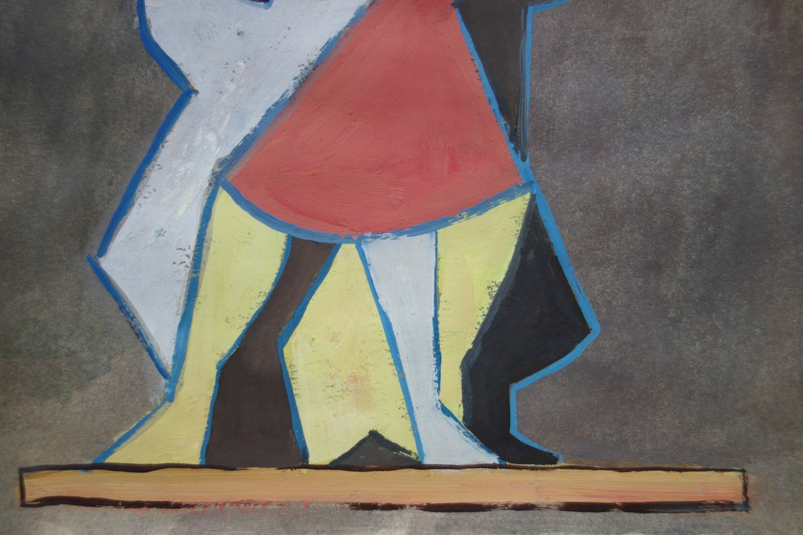 Fine Cubist Picasso Era Original Portrait Painting of a Woman | Etsy