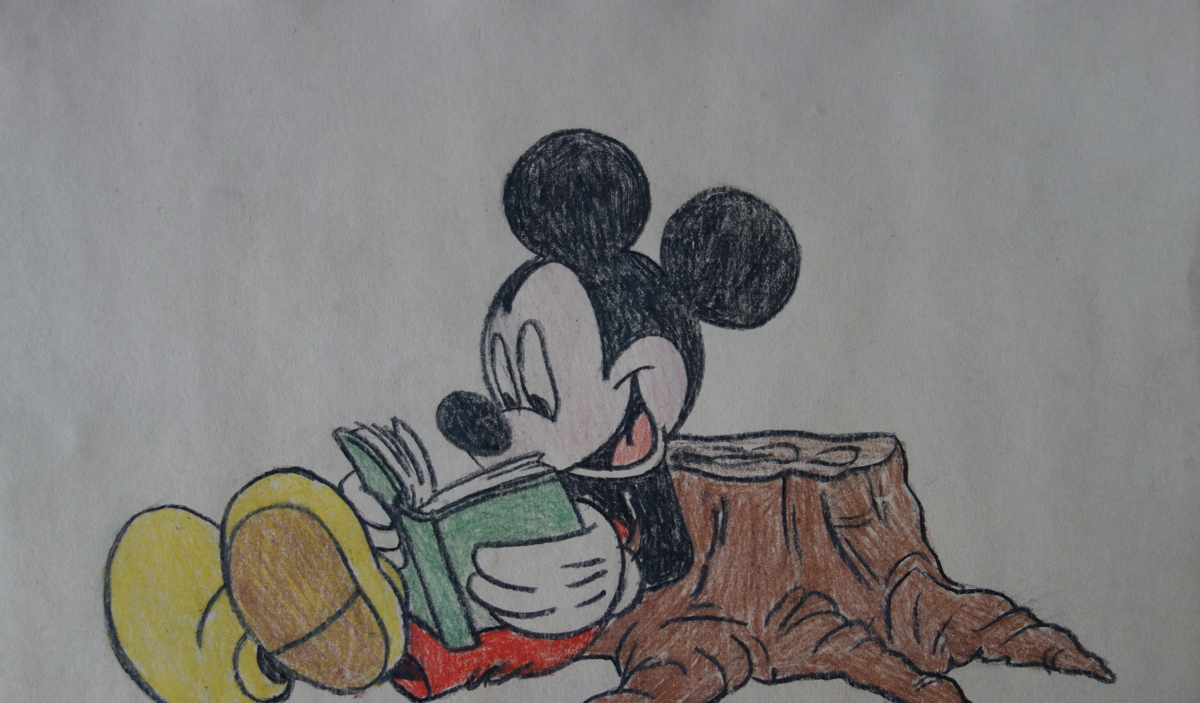 Vintage Cartoon Walt Disney Mickey Mouse Study Drawing - Etsy