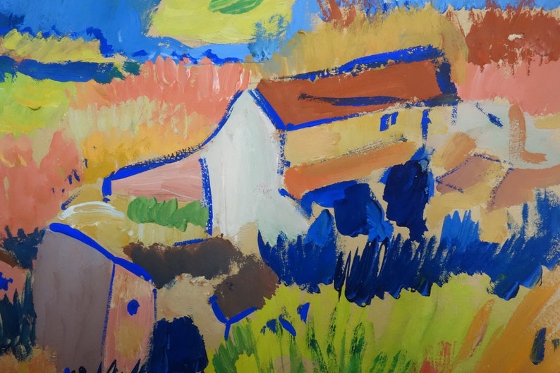 Fine French Fauvism Matisse Derain Era Original Landscape - Etsy