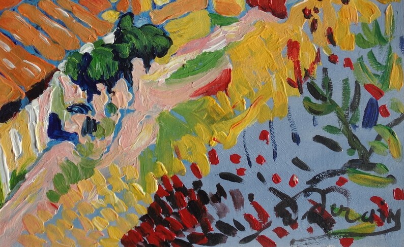 Fine French Fauvism, Matisse, Derain Era Original Landscape Painting ...