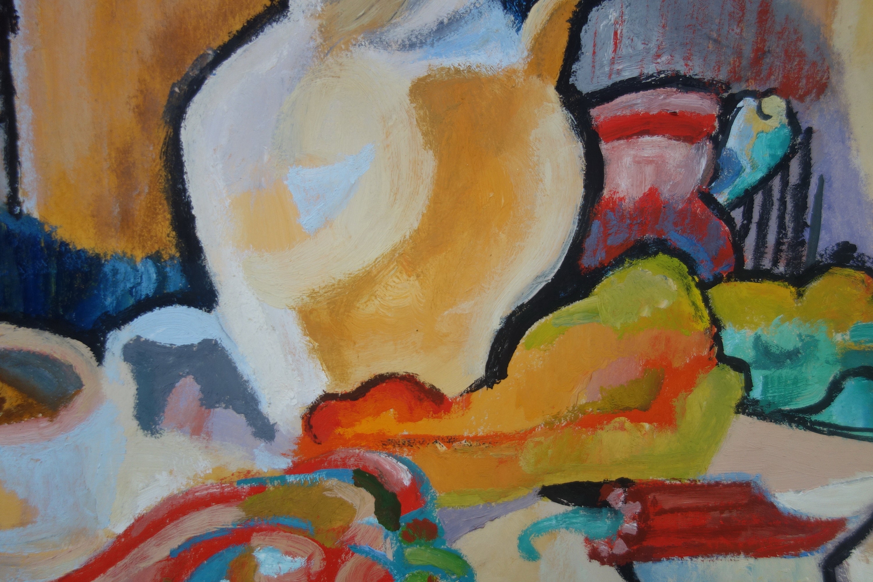 Fine French Cubism Picasso Era Original Still Life Painting, Signed - Etsy