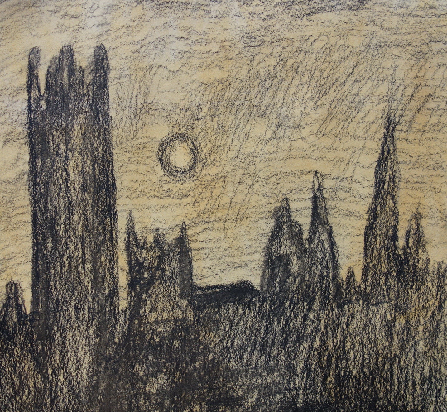 Fine Impressionist Charcoal Drawing Westminster Marked & - Etsy