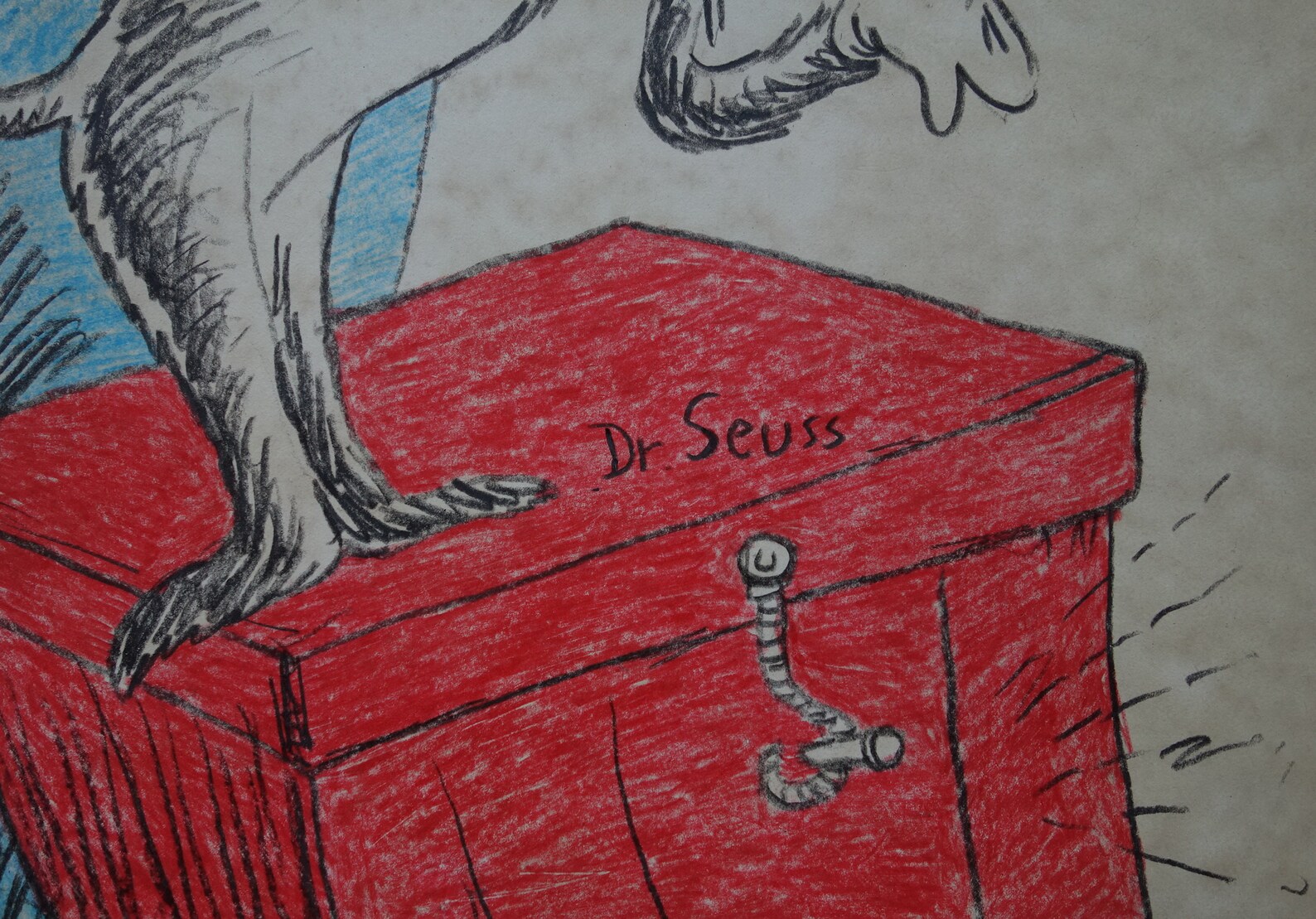 Vintage Cartoon Walt Disney Character Study Drawing Cat | Etsy