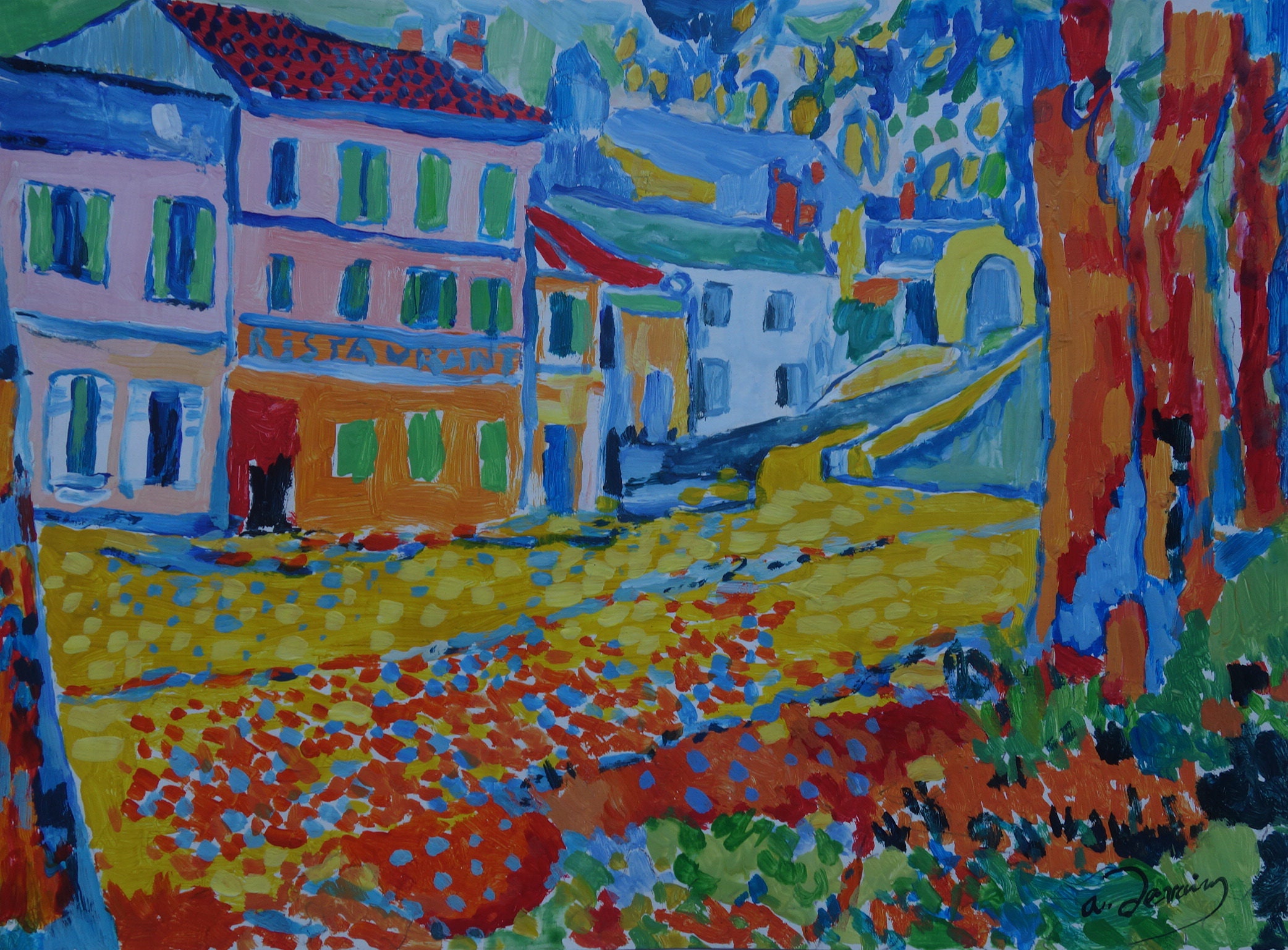 Fine French Fauvism Matisse Derain era original landscape | Etsy