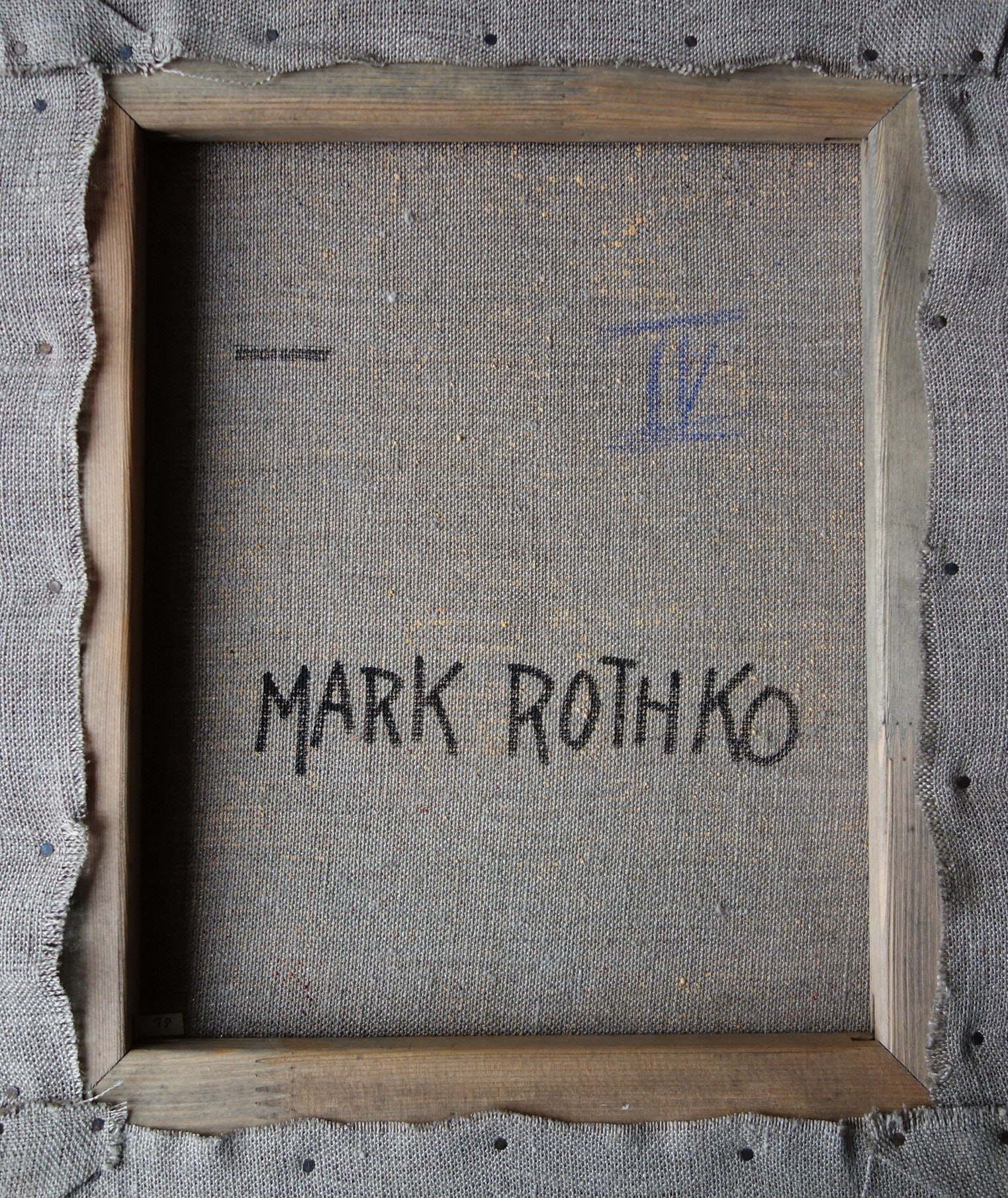 Fine American Abstract Expressionist Painting, Marked & Signed, Mark ...