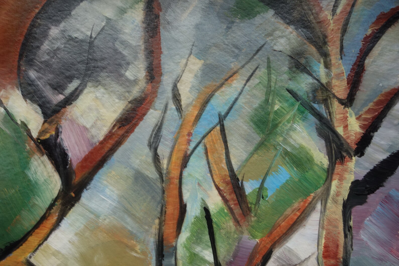 Fine French Cubism Picasso Era Original Nature Landscape - Etsy