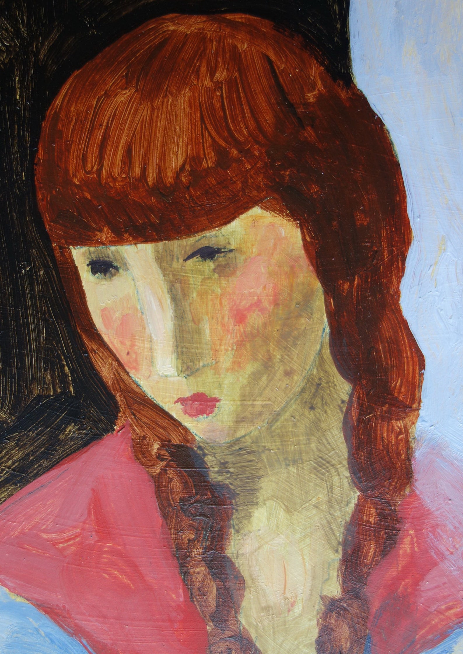 Early Expressionist Original Oil Painting Portrait Signed - Etsy