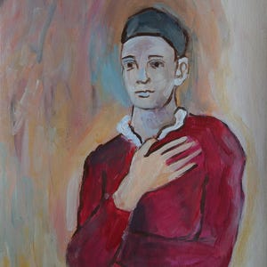 Very Rare Art - Unique Cubist Oil Portrait Painting, Signed Picasso - Etsy
